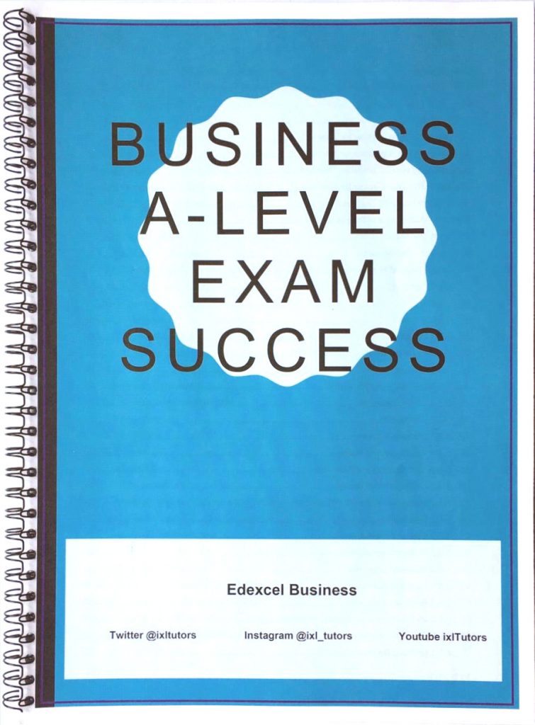 Edexcel A Level Business Revision Guide (Download) - iXL Tutors